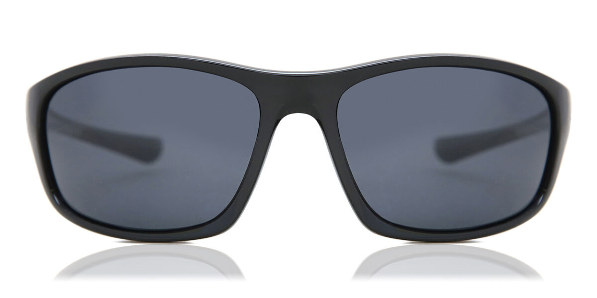 North Beach Hariyo Polarized 70626 Wraparound Shiny Black Sunglasses ...