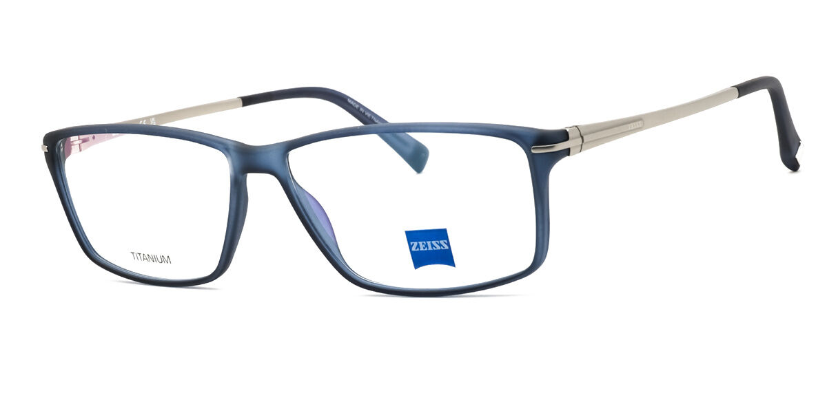 Zeiss ZS20001 520 Rectangle Opaque Blue Eyeglasses | SmartBuyGlasses NZ